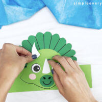 Dinosaur Headband Craft For Kids [Free Template]