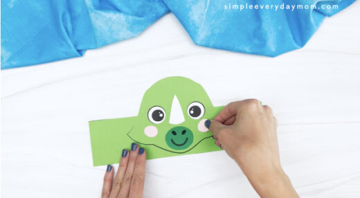 Dinosaur Headband Craft For Kids [Free Template]