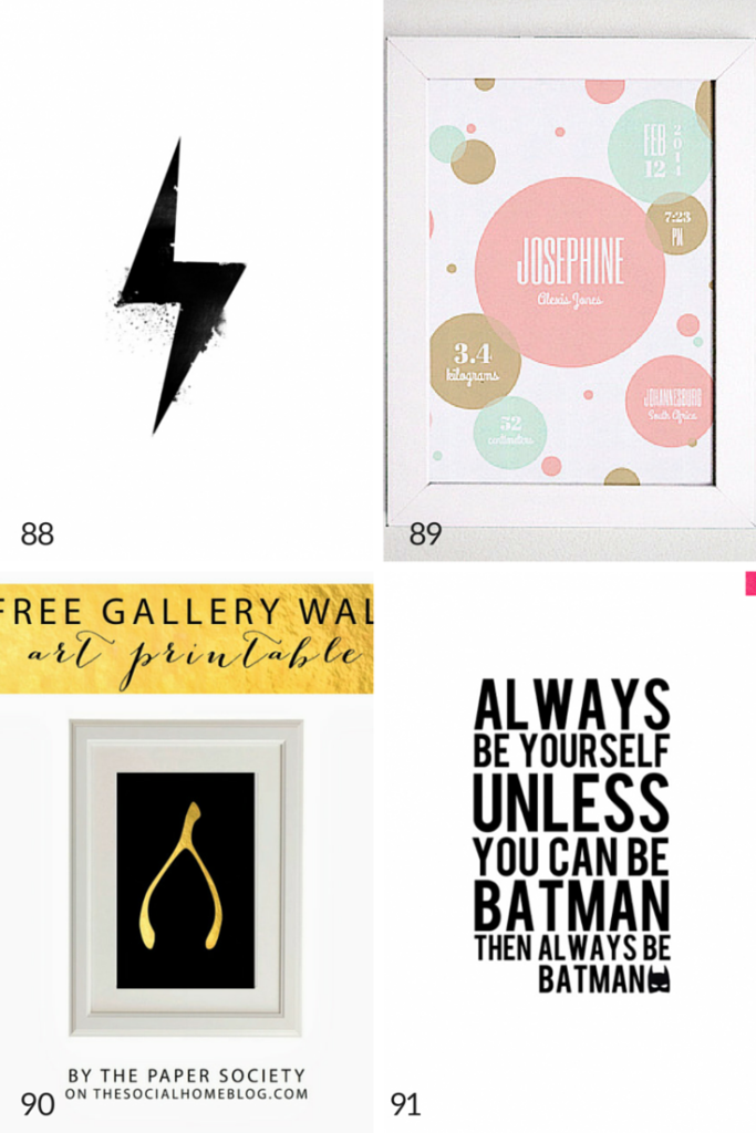 100 Free Nursery Printables That'll Look Good In Every Baby's Room