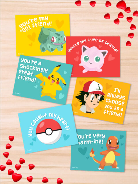 30+ Awesome Printable Valentines Cards for Boys