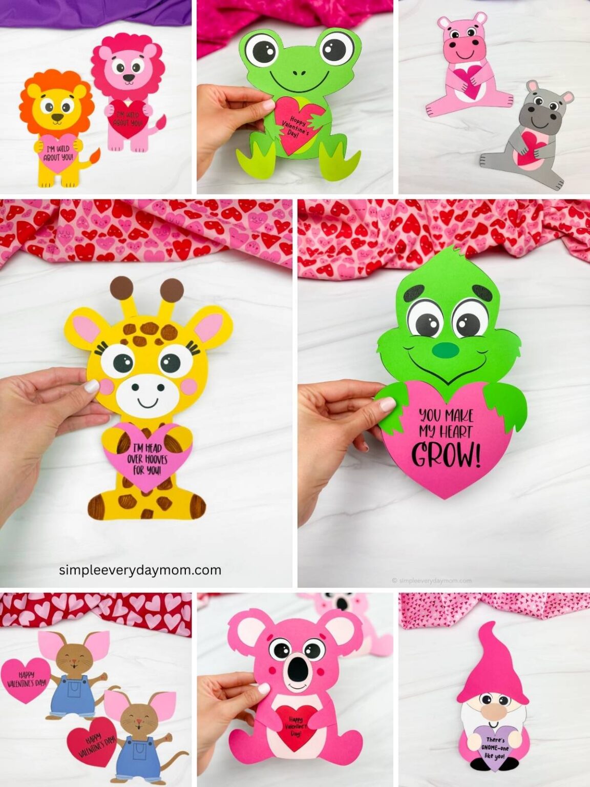 50 Cute Valentine Crafts For Kids [Free Templates]