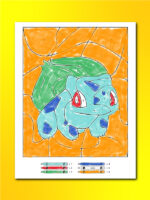 3 Free Pokemon Color By Number Printable Worksheets