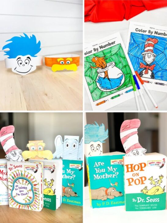 Free Printable Dr Seuss Bookmarks To Color In