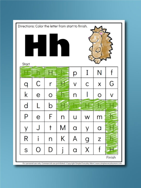 FREE Animal Alphabet Worksheets For Preschool & Kindergarten
