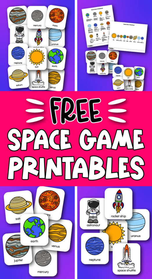 Solar System Game For Kids [Free Printables]