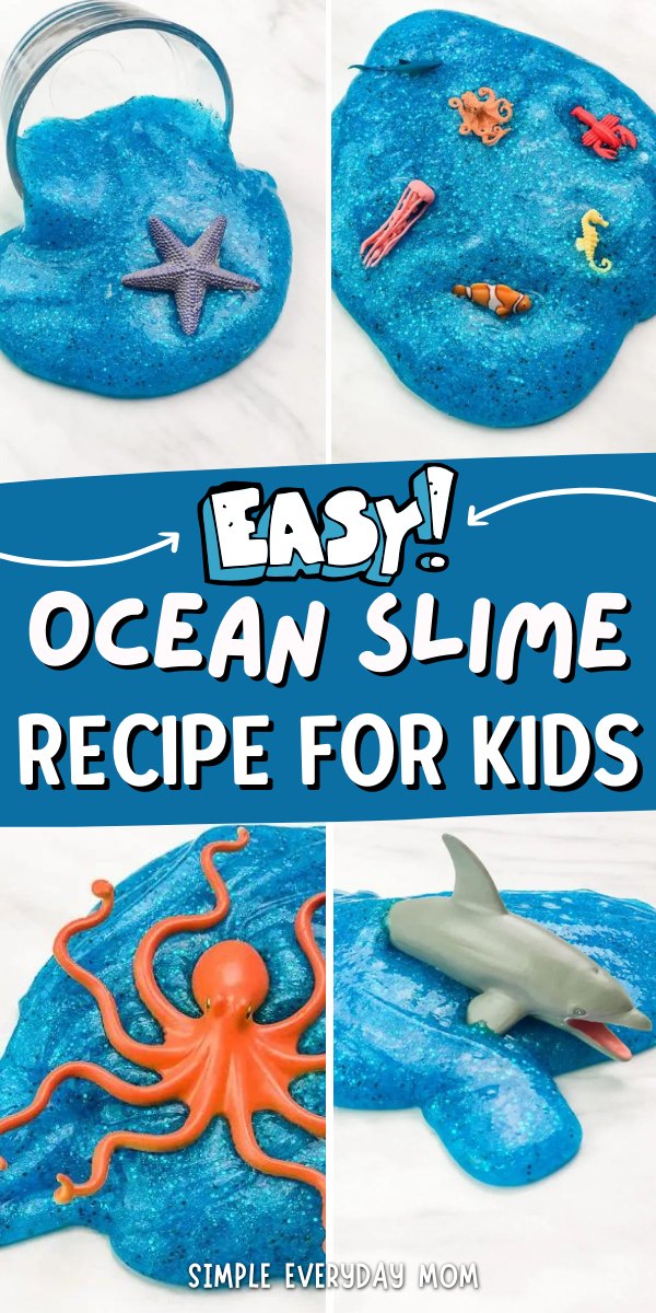 Easy Ocean Slime Recipe For Kids