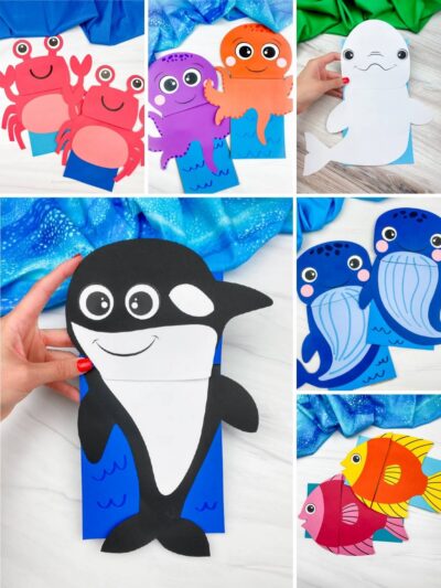 Paper Bag Puppets: 100 Easy Ideas With Free Printable Templates