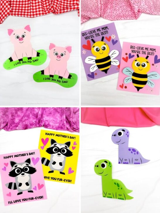 23 Easy Mother’s Day Crafts For Kids (With Free Templates)