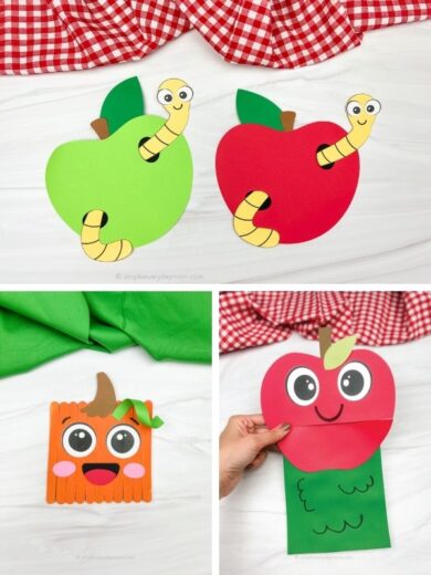 90+ Easy Fall Crafts For Kids [Free Templates]