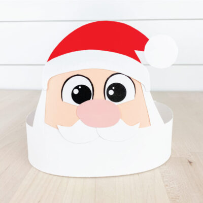 Easy Santa Headband Craft [With FREE Template]