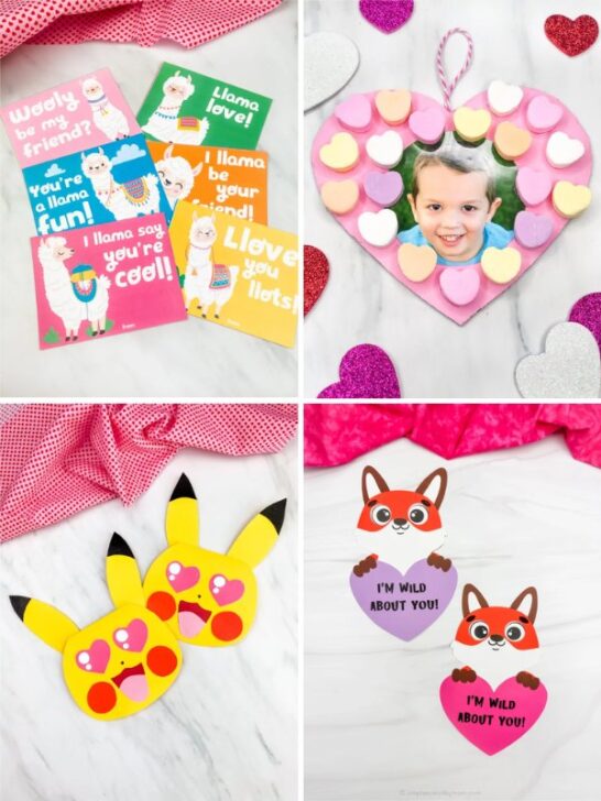 Pig Valentine Craft For Kids [Free Template]