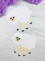 Handprint Sheep Craft For Kids [Free Template]