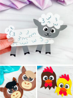 40 Fun Farm Animal Crafts For Kids [With Free Templates]
