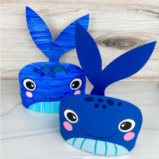 Humpback Whale Headband Craft [Free Template]