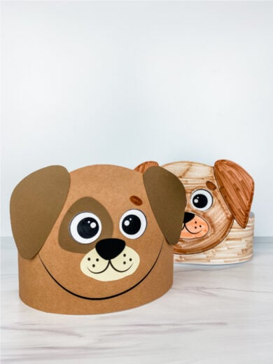 Dog Headband Craft For Kids [Free Template]