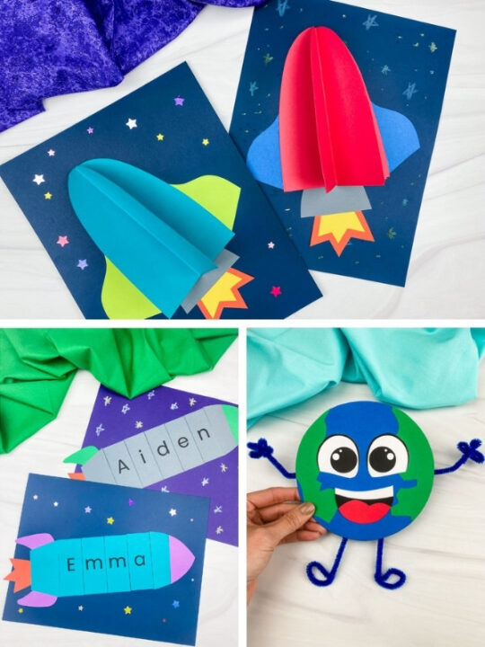 Rocket Puppet Template For Kids [Free Printable]