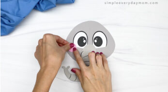 Elephant Paper Bag Puppet Craft [Free Template]