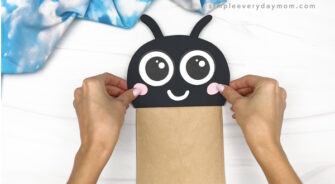 Ladybug Paper Bag Puppet Craft [FREE Template]