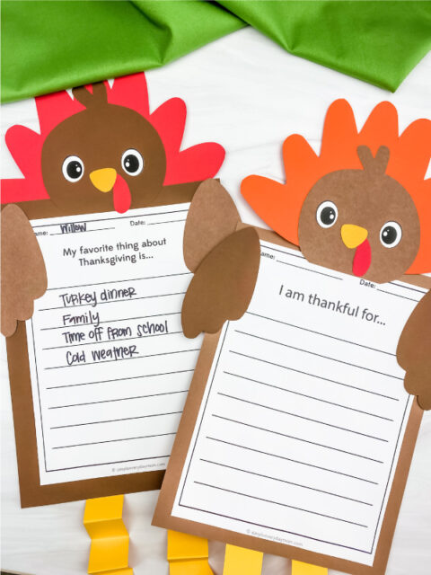 Turkey Craftivity For Kids [Free Template]