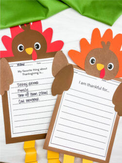 Turkey Craftivity For Kids [Free Template]