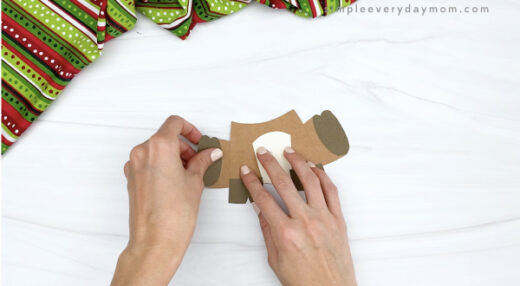 Reindeer Photo Craft For Kids [Free Template]