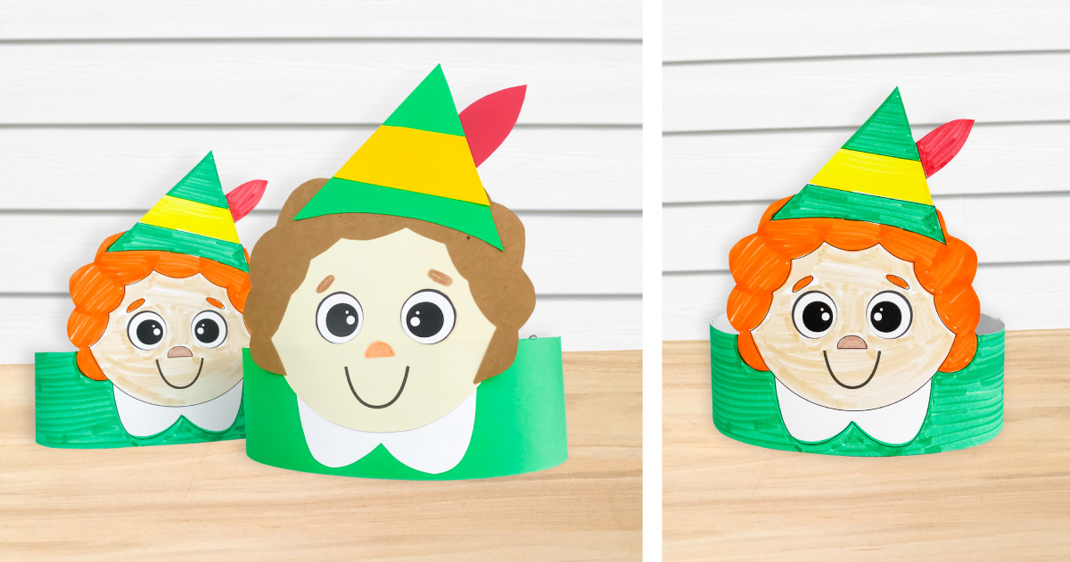 Buddy The Elf Headband Craft [Free Template]