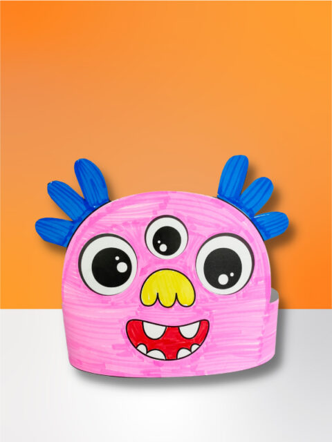 Monster Headband Craft For Kids [Free Template]