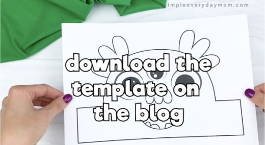 Monster Headband Craft For Kids [Free Template]
