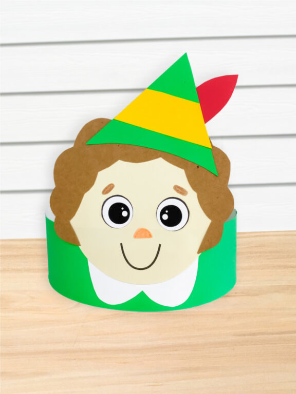 Buddy The Elf Headband Craft [Free Template]