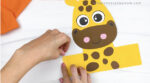 Giraffe Headband Craft For Kids [Free Template]