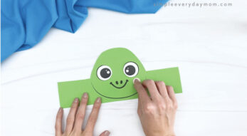 Turtle Headband Craft For Kids [Free Template]