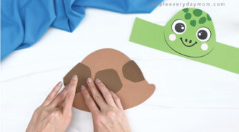 Turtle Headband Craft For Kids [Free Template]
