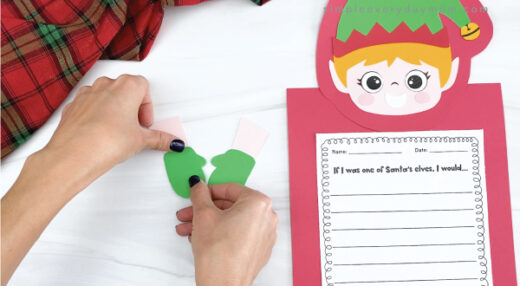 Elf Craftivity For Kids [Free Printable]