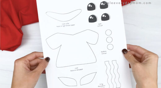 Baby Yoda Gingerbread Man Craft For Kids [Free Template]