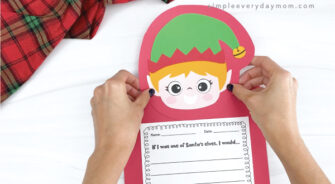 Elf Craftivity For Kids [Free Printable]