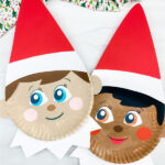 Elf On The Shelf Paper Plate Craft [Free Template]