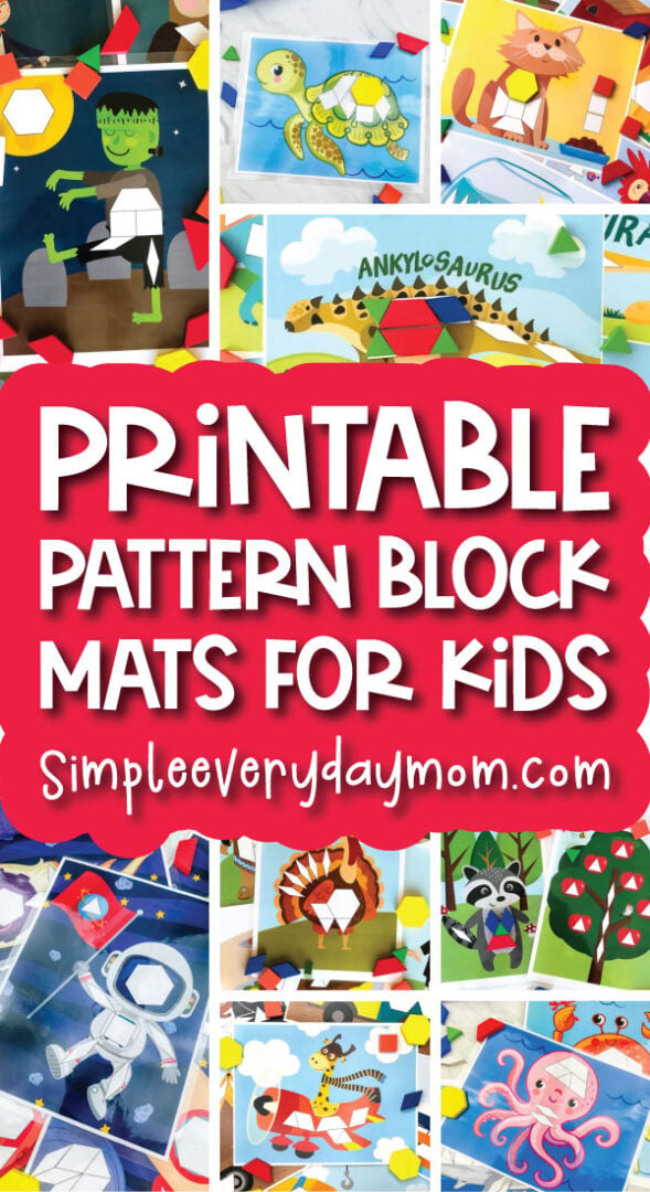 Printable Pattern Block Mats For Kids - Simple Everyday Mom®