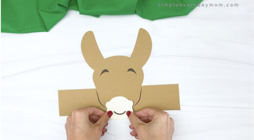 Donkey Headband Craft For Kids [Free Template]