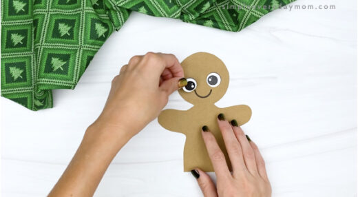 Mermaid Gingerbread Man Craft For Kids [Free Template]