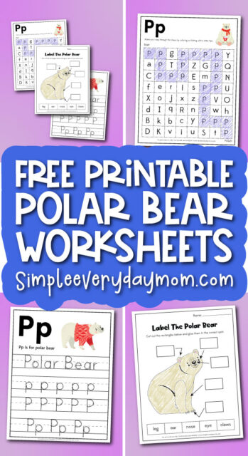 Free Printable Polar Bear Worksheets For Kids