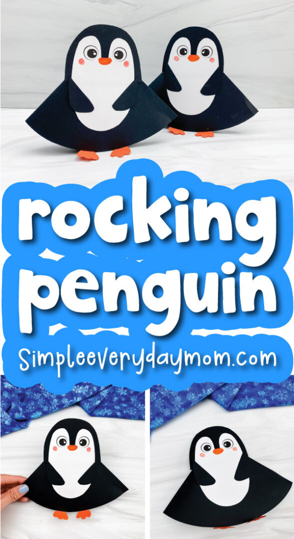 Rocking Penguin Craft For Kids [Free Template]