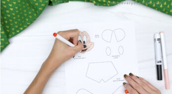 Mickey Mouse Gingerbread Disguise Craft [Free Template]