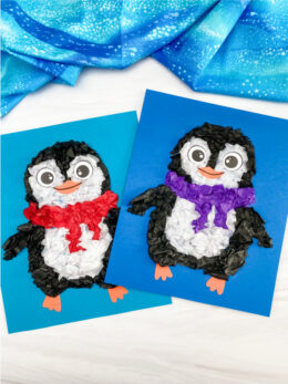 15 Tissue Paper Winter Crafts Kids Can Make Indoors