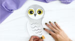 Snowy Owl Printable Craft For Kids [Freebie]