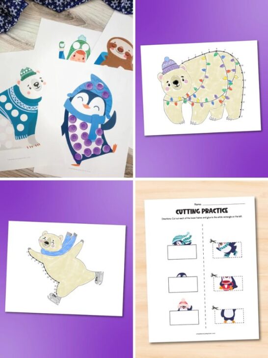 Rocking Penguin Craft For Kids [Free Template]