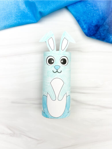Toilet Paper Roll Easter Bunny Craft [Free Template]