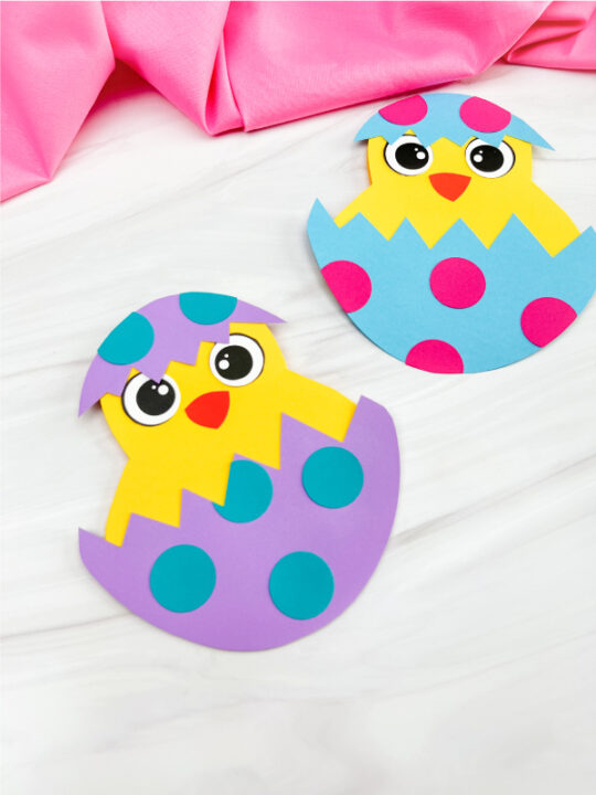 Easter Chick Card Craft [Free Template]