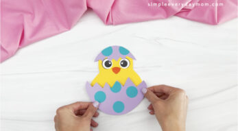 Easter Chick Card Craft [Free Template]
