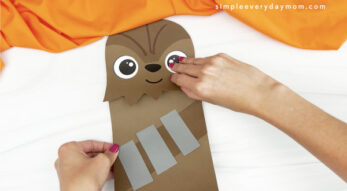 Chewbacca Paper Bag Puppet Craft [Free Template]