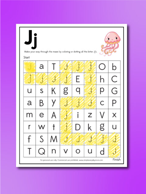 Jellyfish Worksheets For Kids [Freebie]